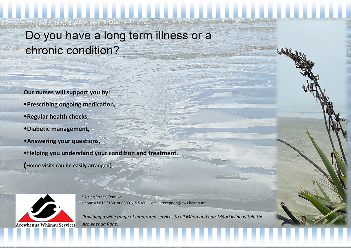 Long Term Illness - Arowhenua Whānau Services